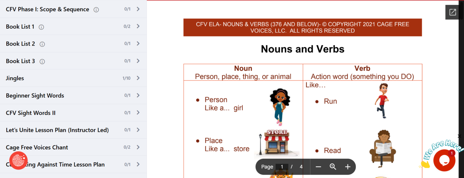 Cage Free Voices Elementary (Grades K-5) » Cage Free Voices Online Learning